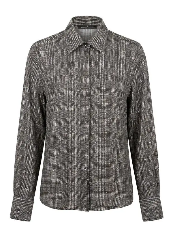 ERMANO SCERVINO Ermanno Scervino Checked Viscose Shirt - Multicolor