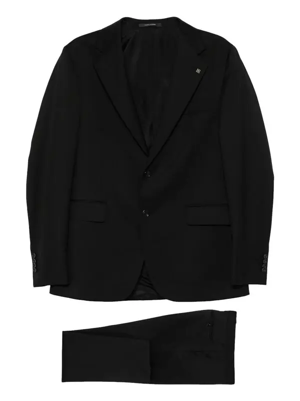 Tagliatore Two-piece Wool Dress - Black