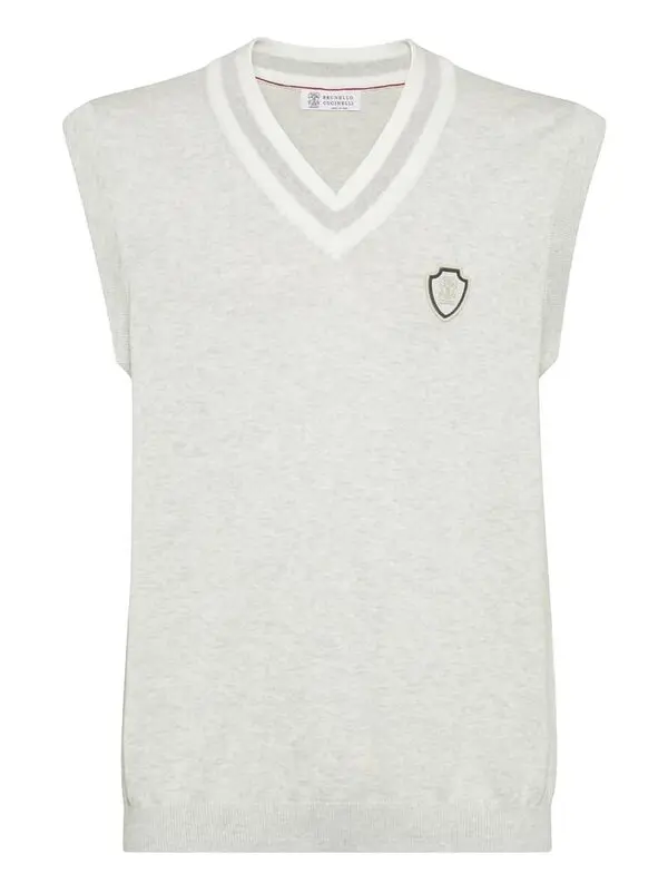 Brunello Cucinelli Grey T-shirts & Vests Vests & Tanks - Gray
