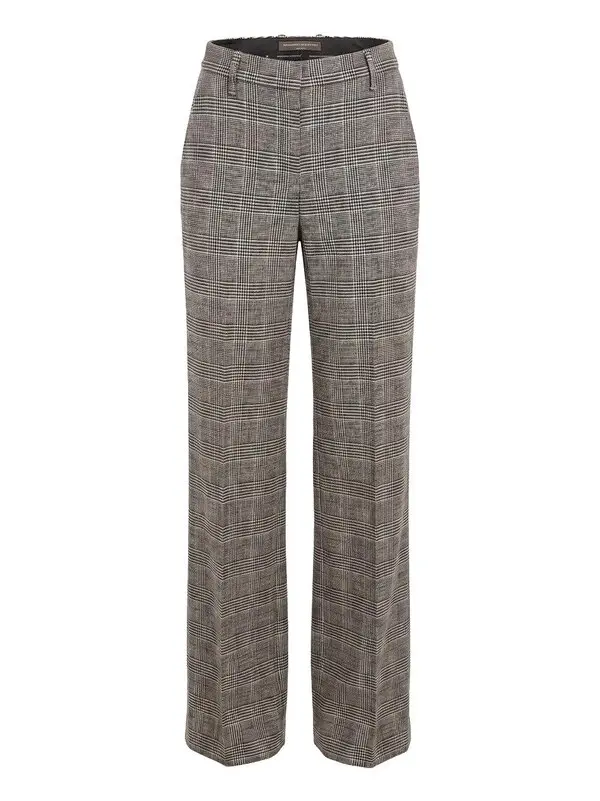 ERMANO SCERVINO Ermanno Scervino Checked Wool Pants - Multicolor
