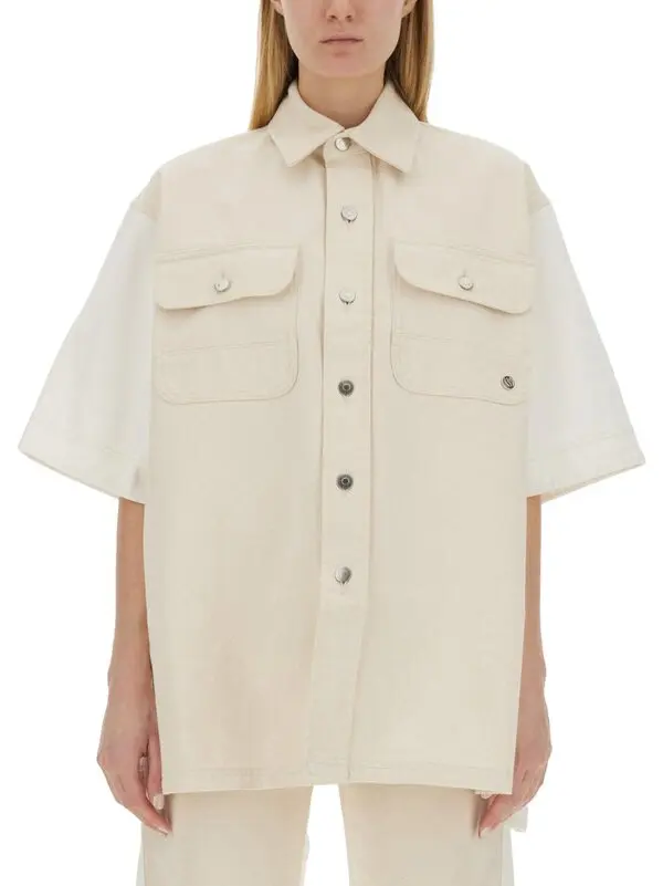 Stella McCartney Cotton Denim Shirt - Cream