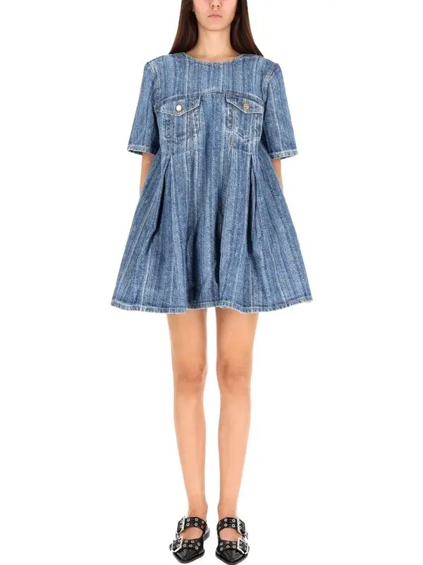 GANNI Denim Dress - Blue