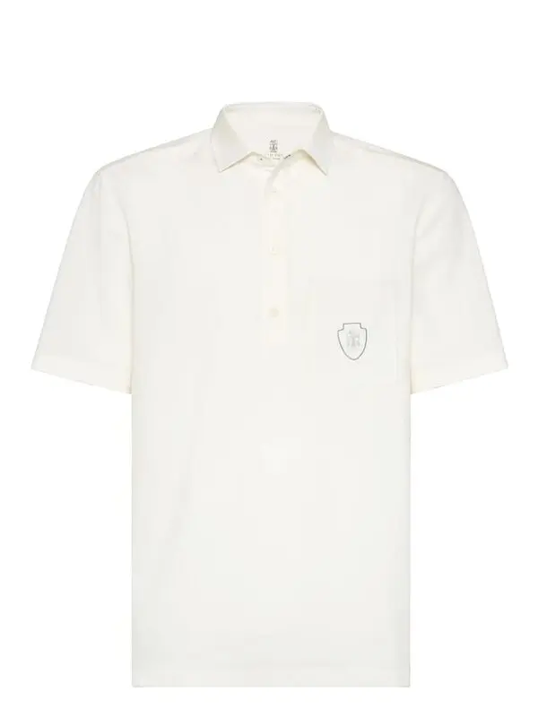 Brunello Cucinelli Polo Shirts - White
