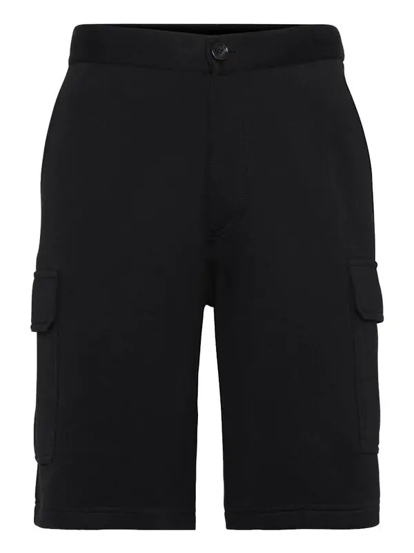 Brunello Cucinelli Cargo Track Shorts - Black