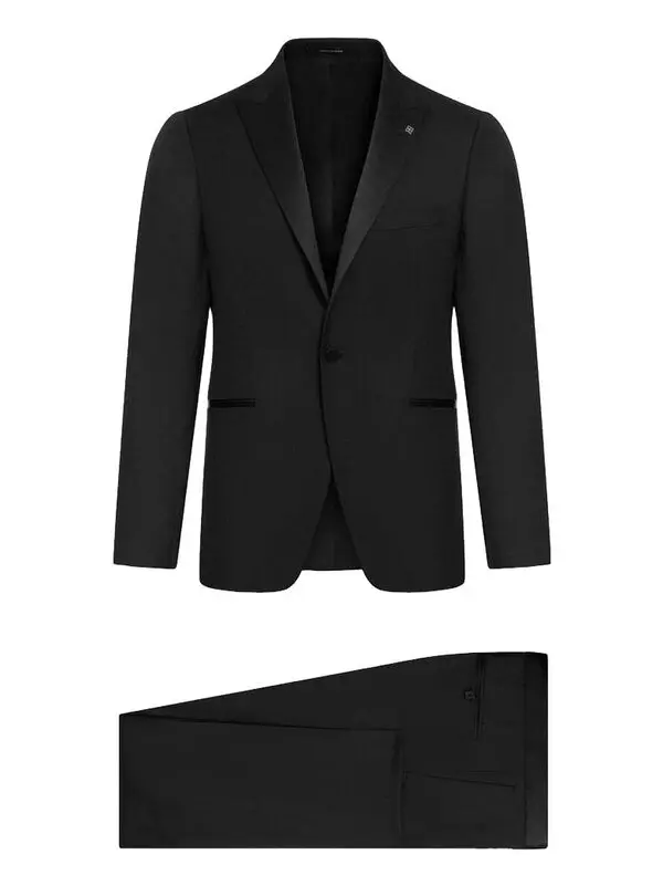 Tagliatore Tailored Single-breasted Suit - Black