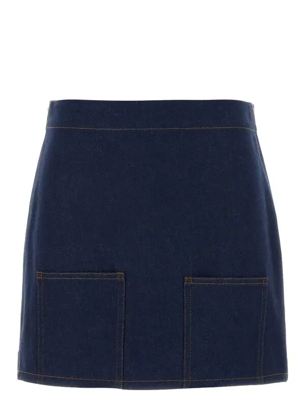 Fendi Denim Mini Skirt - Blue