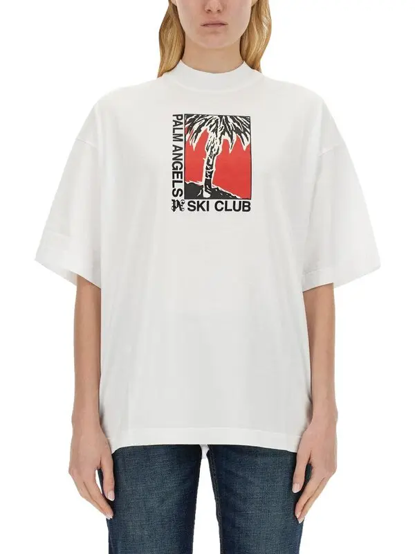 Palm Angels Palm Ski Club T-shirt - White