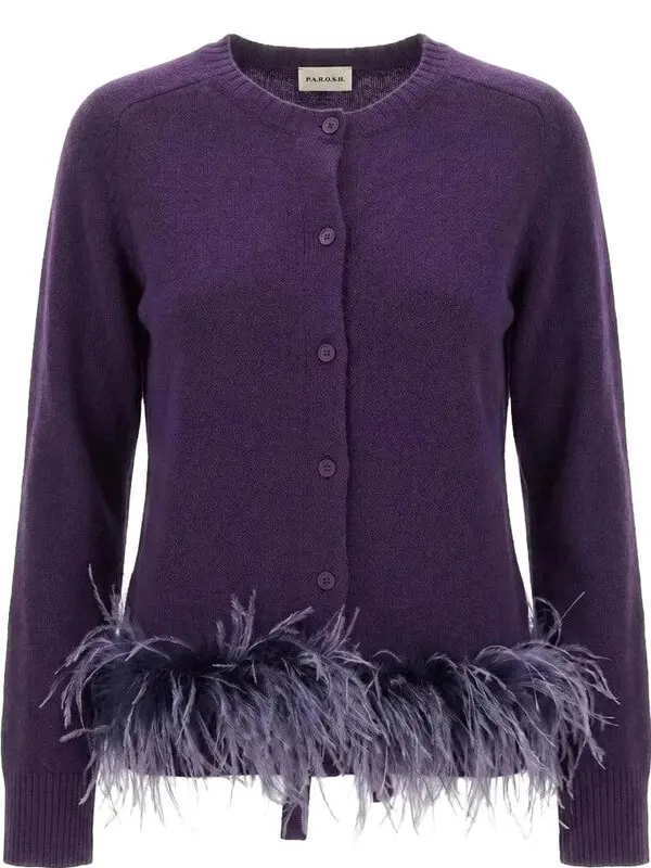P.a.r.o.s.h Wool Cardigan - Multicolor