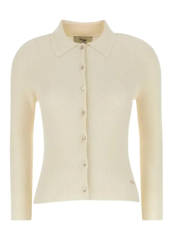 Fendi Stretch Wool Blend Shirt - Yellow