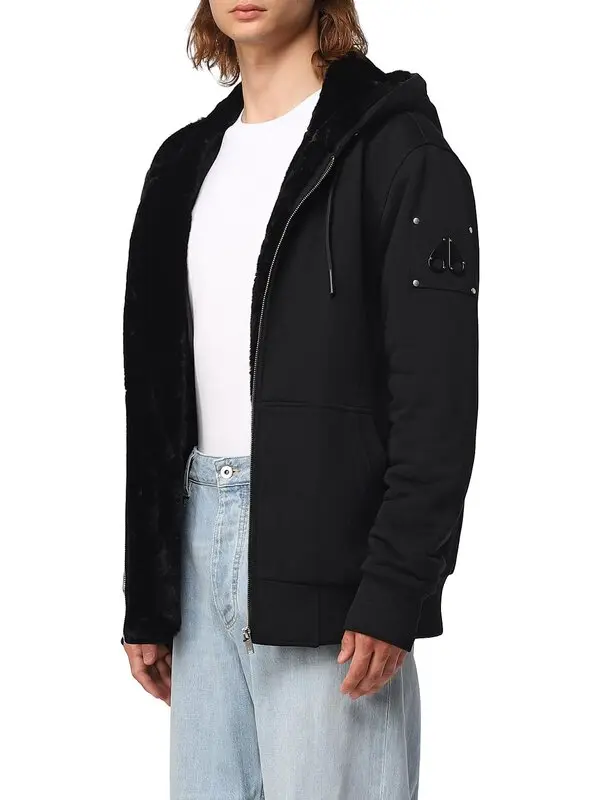 Moose Knuckles Classic Bunny Hoodie - Black