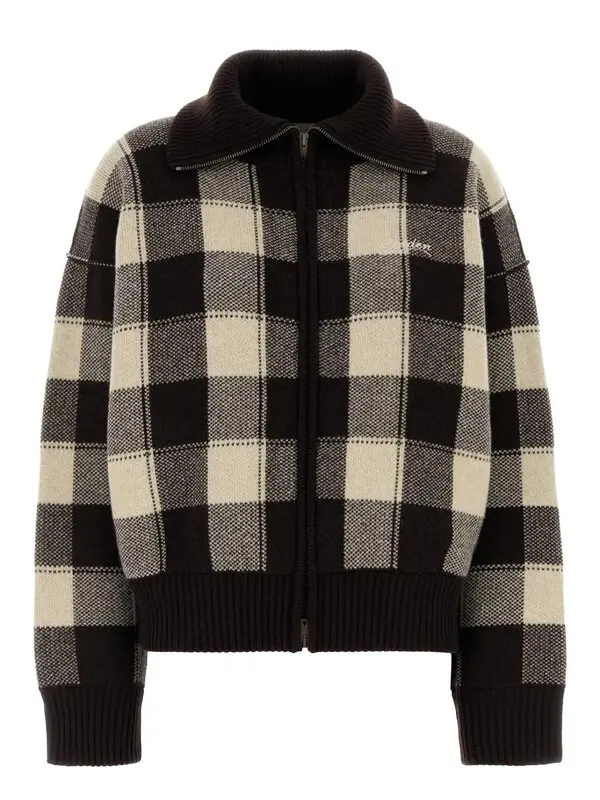 GOLDEN GOOSE Embroidered Wool Cardigan - Multicolor