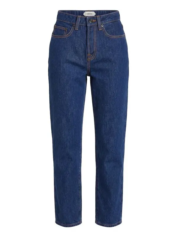 Versace Cotton Denim Jeans - Multicolor