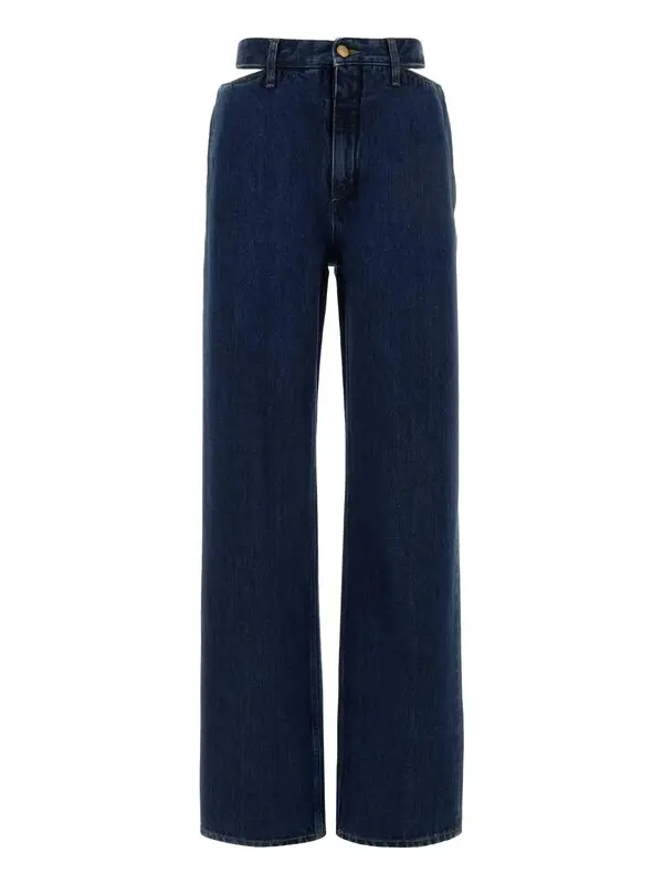 JIL SANDER Cotton Denim Jeans - Blue