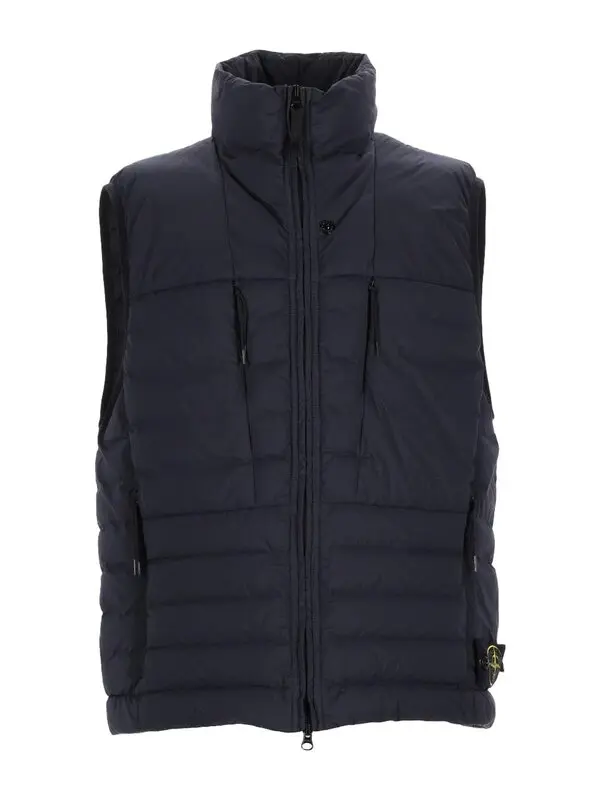 Stone Island Seamless Tunnel Puffer Gilet - Blue
