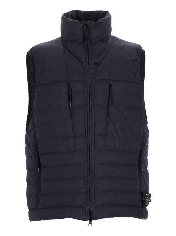 Stone Island Seamless Tunnel Puffer Gilet - Blue