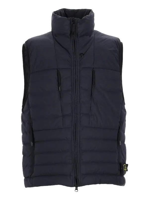 Stone Island Seamless Tunnel Puffer Gilet - Blue