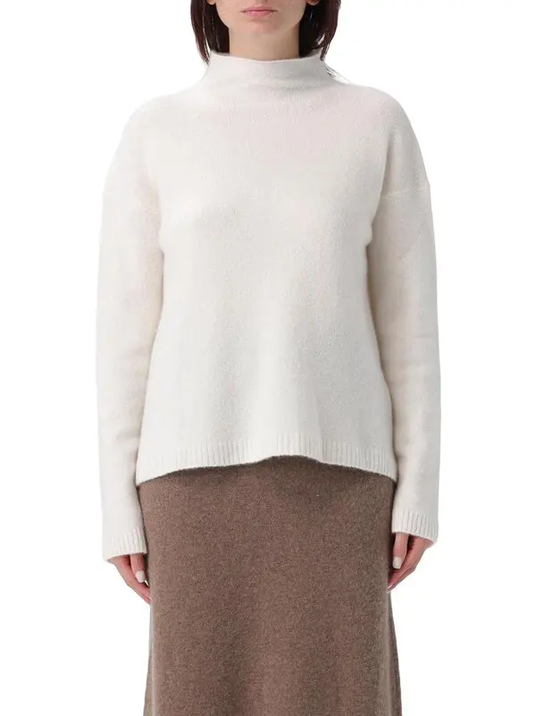 Max Mara Mock Neck Cardigan - White