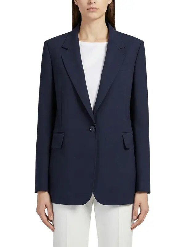 Max Mara Single-breasted Blazer - Blue