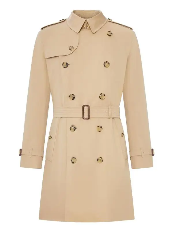Burberry Kensington Heritage Mid-length Trench Coat - Multicolor