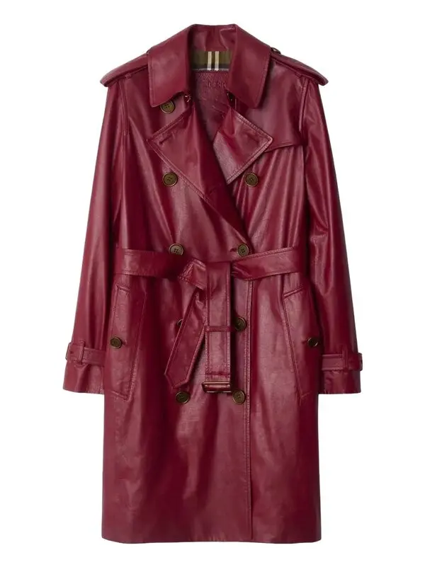 Burberry Kensington` Coat - Multicolor