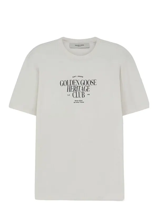 GOLDEN GOOSE Regular Cotton T-shirt - Multicolor