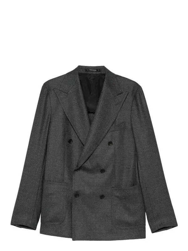 Tagliatore Grey Jackets Blazers - Gray