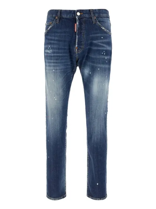 Dsquared2 Distressed Slim Leg Jeans - Multicolor