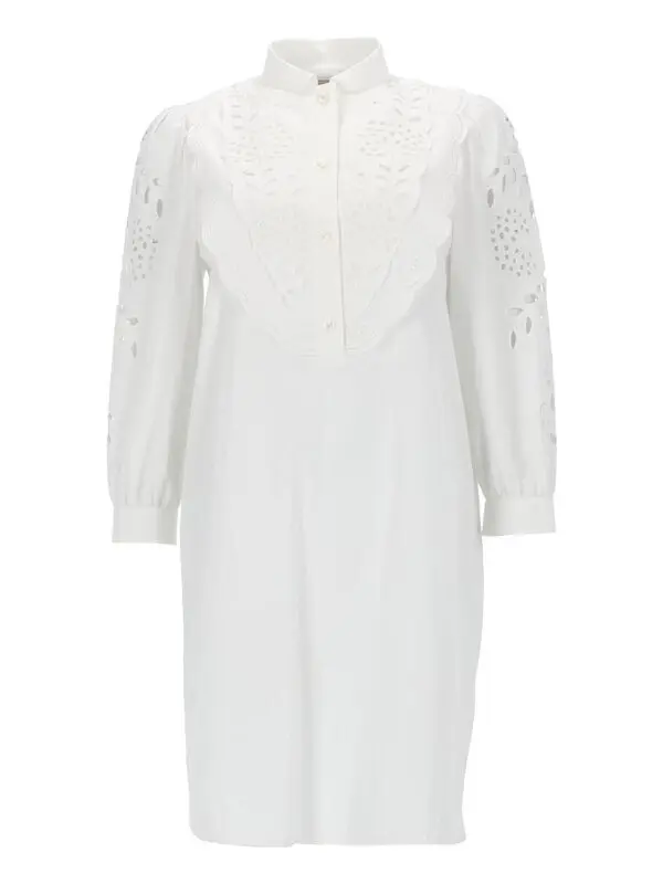 Valentino Garavani Poplin Mini Dress - White