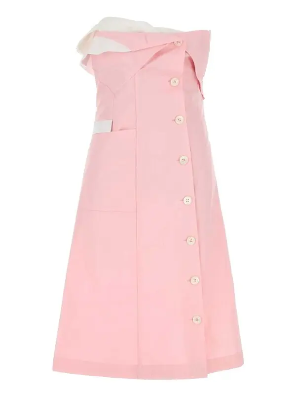 Miu Miu Poplin Dress - Pink