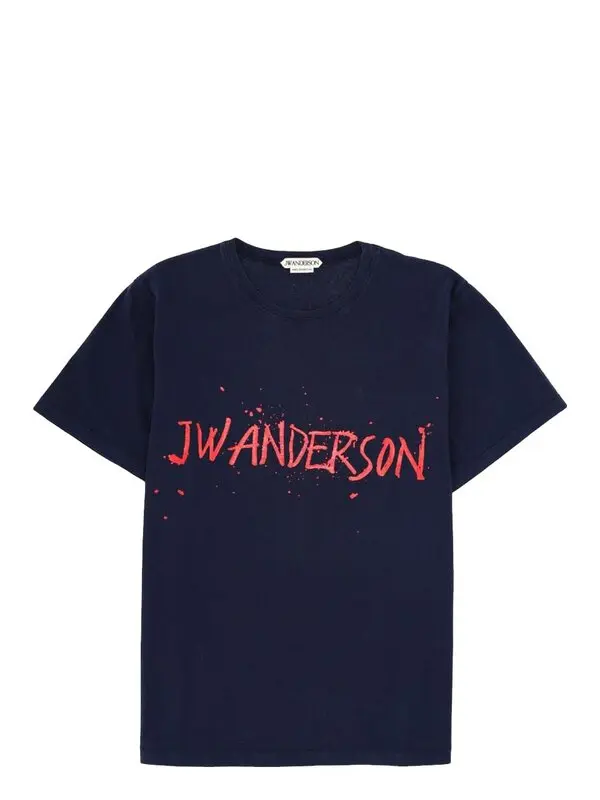 JW Anderson T-shirt With Logo - Blue