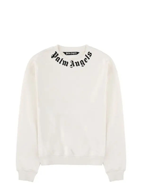 Palm Angels Logo Sweatshirt - White