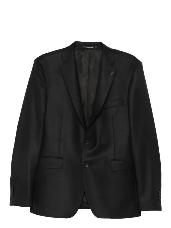 Tagliatore Virgin Wool Evening Blazer - Black
