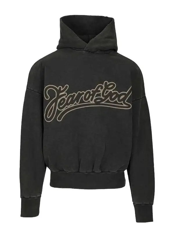 Fear Of God Cotton Hooded Sweatshirt - Black