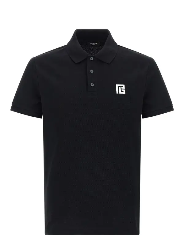 Balmain Embroidery Polo Shirt - Multicolor