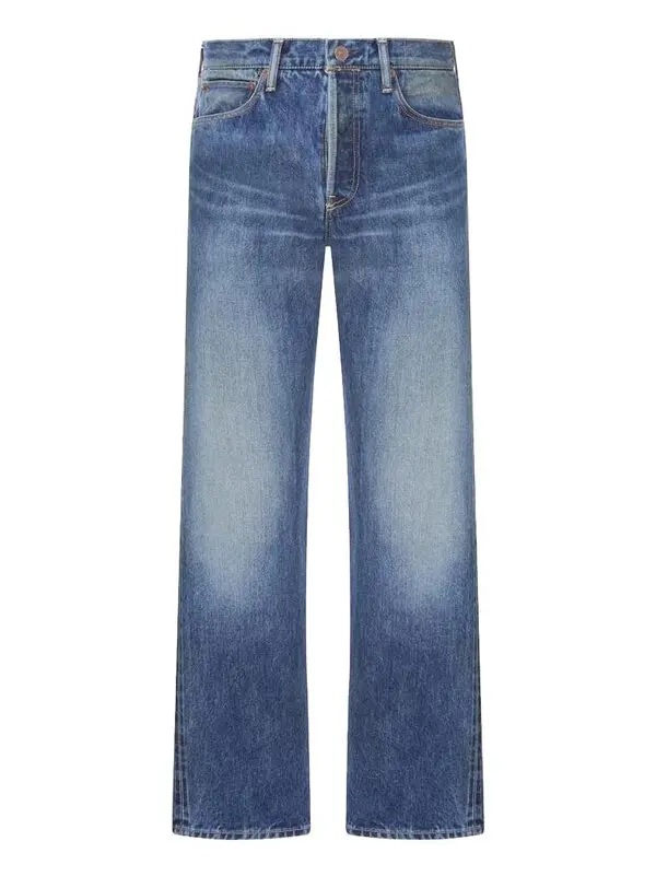 Visvim Social Sculpture Jeans With Five Pocket Design - Blue