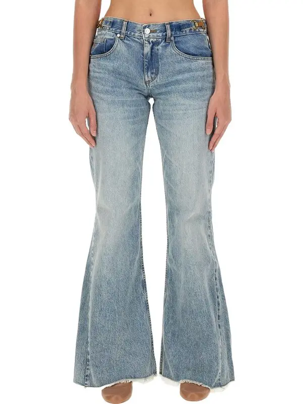 Stella McCartney Boot-cut Denim Trousers - Blue