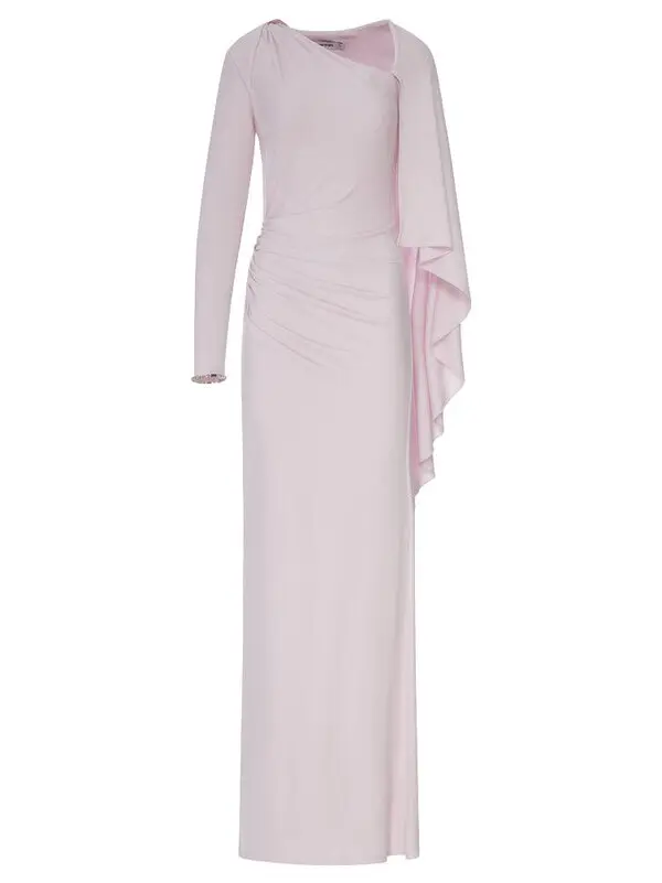 SELF-PORTRAIT Draped Dress - Pink