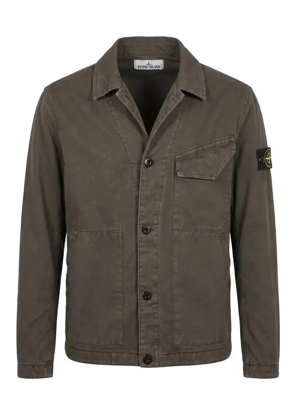 Stone Island Organic Panama Cotton Jacket - Multicolor