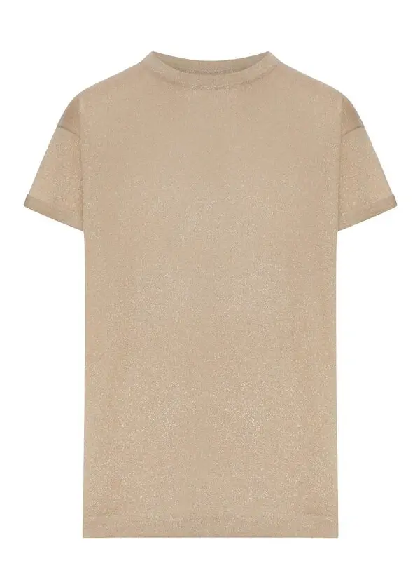 Brunello Cucinelli Lurex T-shirt - Multicolor