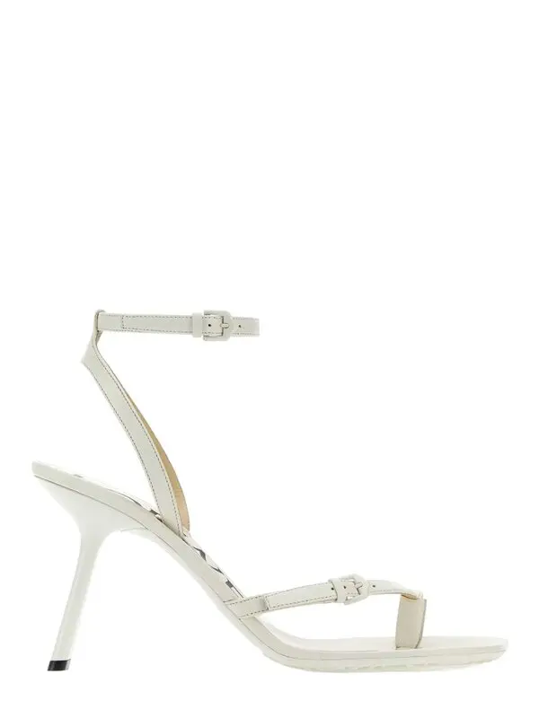 Loewe Leather Paula's Ibiza Petal Sandals - White