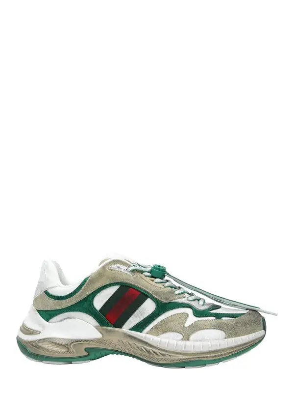 Gucci 2.0 Sneakers With Delave Effect - Cream