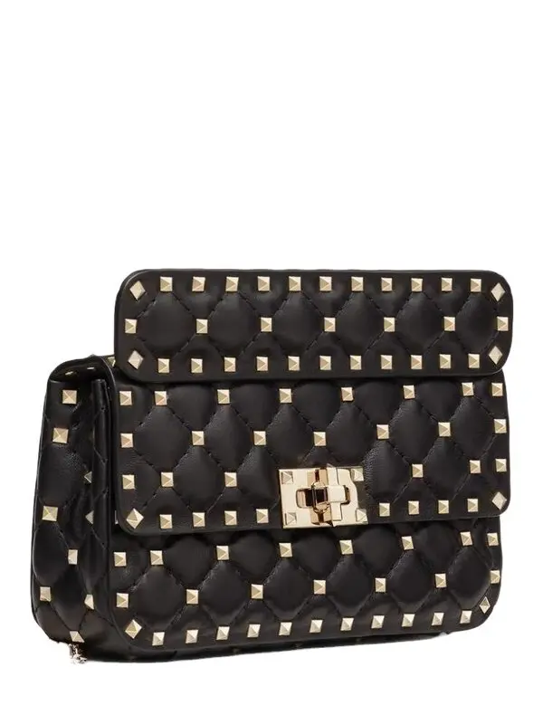 Valentino Garavani Rockstud Spike Leather Shoulder Bag - Multicolor