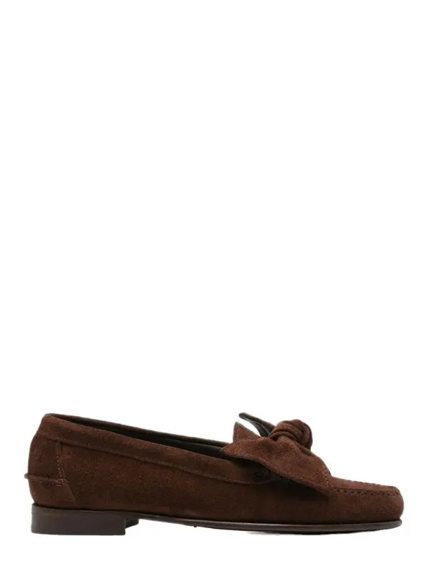 Hereu Suede Leather Loafers - Multicolor