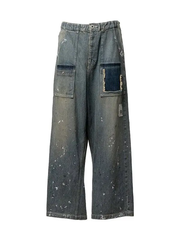 Mihara Yasuhiro Trousers Straight Trousers - Blue