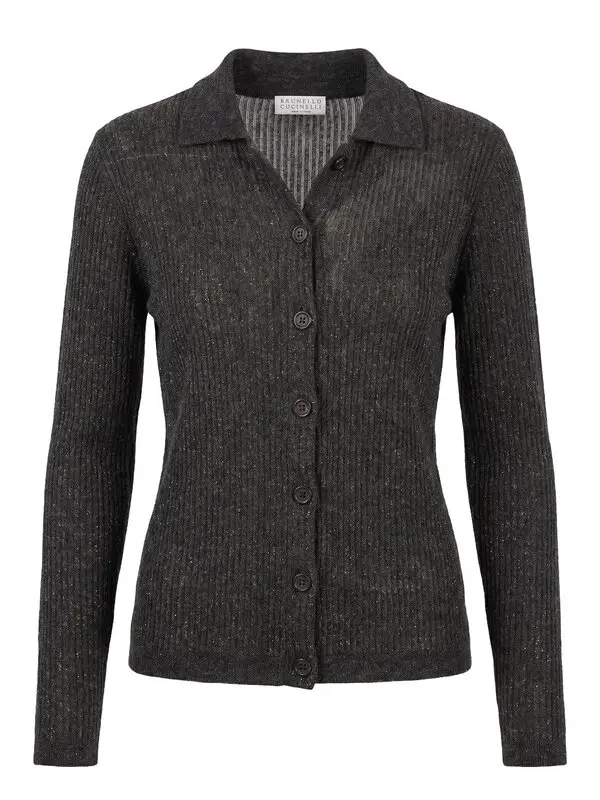 Brunello Cucinelli Silk Cardigan - Multicolor