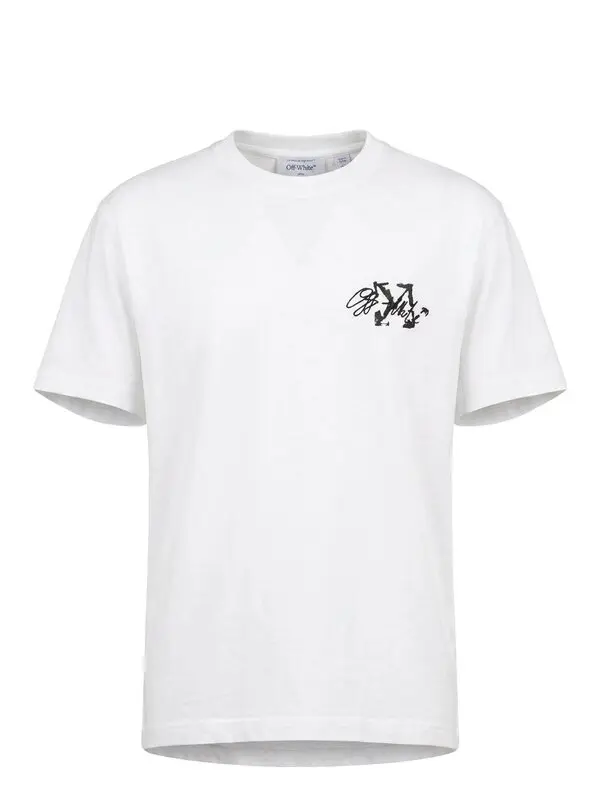 Off-White Stroke 2 Arrow Skate` T-shirt - Multicolor