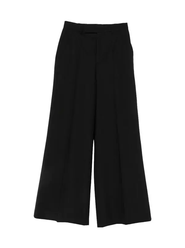 Rick Owens Wool Wide-leg Trousers - Multicolor