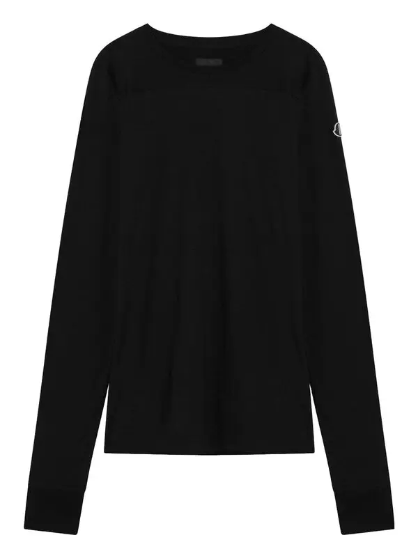 Moncler Rick Owens Cotton Sweater - Black