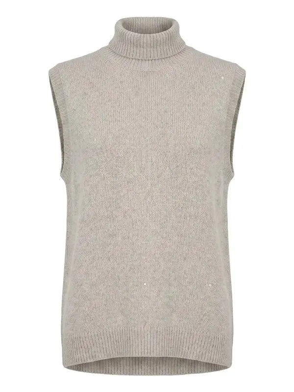 Brunello Cucinelli Turtle Neck Sweater - Multicolor