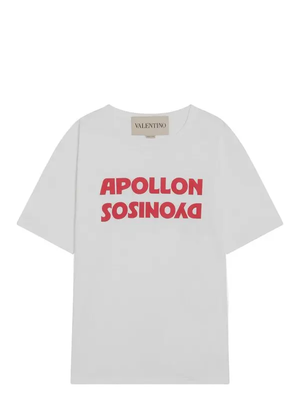 Valentino Garavani T-shirt With Apollon/dionysos Print - White